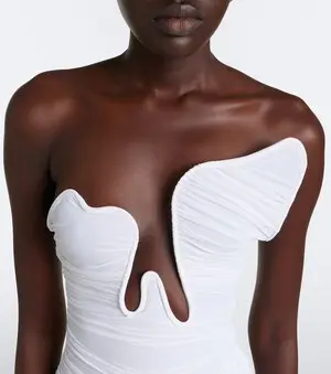 Christopher Esber Salacia Ruched Bustier Gown