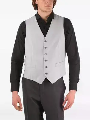 Corneliani Single-breasted Wool Waistcoat