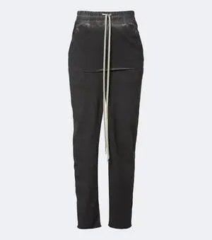 Rick Owens Sliced Pillar Cotton Maxi Skirt - Black