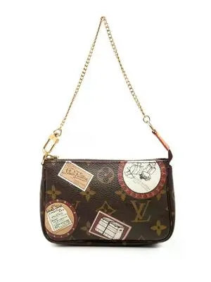 LOUIS VUITTON 2008 Monogram Patch Mini Pochette Accessoires Handbag
