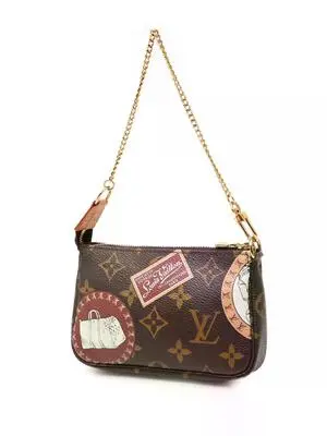 LOUIS VUITTON 2008 Monogram Patch Mini Pochette Accessoires Handbag