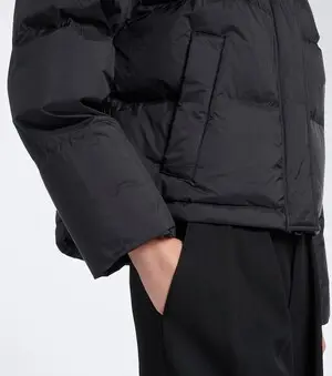 YVES SALOMON Doudoune Shearling-trimmed Down Jacket