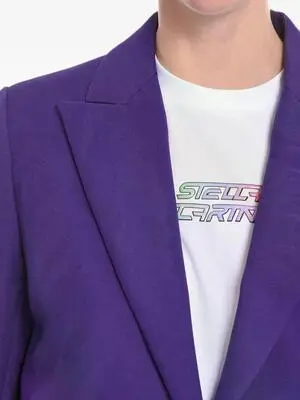 SUPER BLOND Single-breasted Peak-lapel Blazer