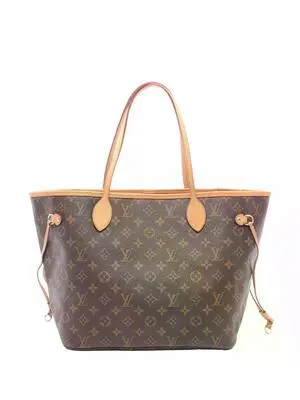 LOUIS VUITTON 2008 Monogram Neverfull Mm Tote Bag - Brown