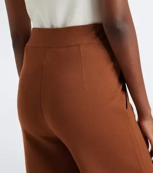 Max Mara Wool-blend Wide-leg Pants