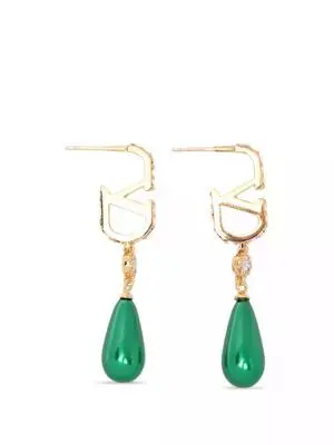 Valentino Garavani Vlogo Signature Drop Earrings - Gold