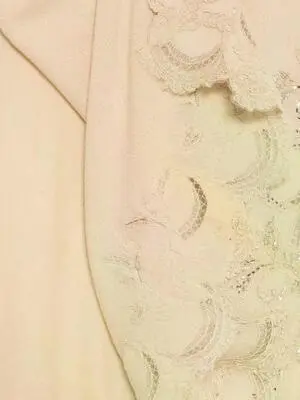 Ermanno Scervino Lace-trim Sequin-embellished Scarf
