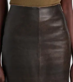 ARMA Leather Pencil Skirt