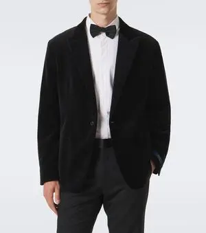 Polo Ralph Lauren Single-breasted Velvet Blazer