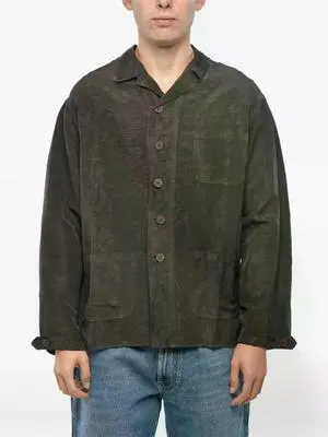 NEVER ENOUGH Pocket-detail Shirt Jacket