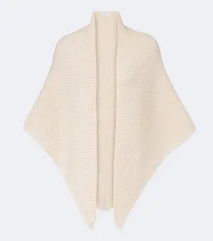 Max Mara Virgin Wool Shawl - Beige