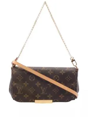 LOUIS VUITTON 2016 Monogram Favorite Pm Satchel - Brown