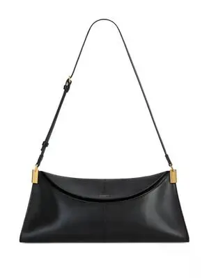Balmain 64-83 Medium Bag In Smooth Leather - Black