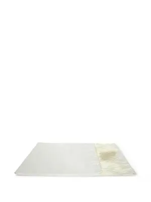 DELL'OGLIO Fringed Satin Scarf