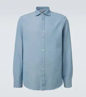 Canali Cotton Shirt - Blue