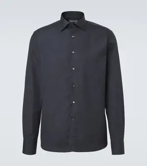 Canali Cotton Shirt - Blue