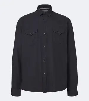Canali Cotton Shirt - Blue