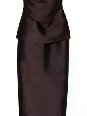 Solace London Lucille Strapless Maxi Dress