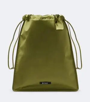 Prada Silk Duchess Pouch - Green