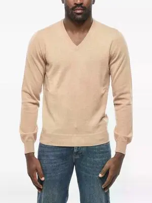 Malo V-neck Cashmere Sweater - Neutrals