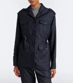 Eleventy Wool, Cotton, And Cashmere-blend Jacket