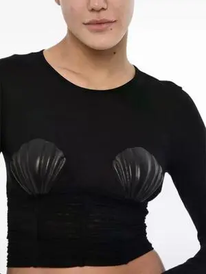 Dsquared2 Long Sleeve T-shirt With Shell Embellishment