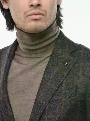Corneliani Checked-pattern Single-breasted Blazer