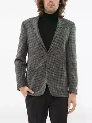 Corneliani Checked Blazer - Grey