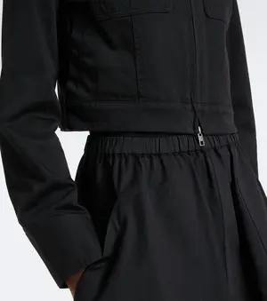 Vince Cropped Cotton Jacket