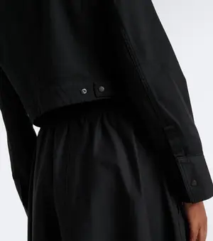 Vince Cropped Cotton Jacket