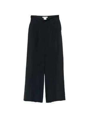 Max Mara Tiglio Pleated Palazzo Pants - Blue