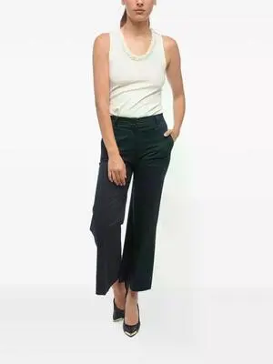 QL2 QUELLEDUE Melody Wide-leg Cotton Trousers