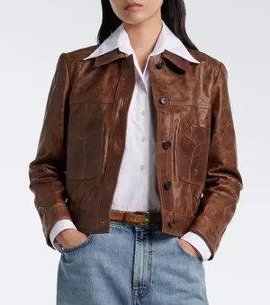 NILI LOTAN Susannah Leather Jacket