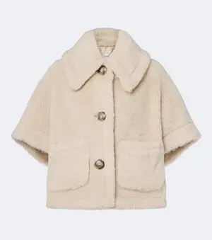 Max Mara Teddy Cape - Beige