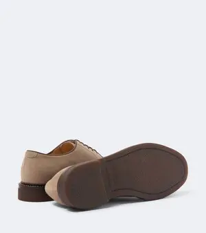 Brunello Cucinelli Suede Derby Shoes
