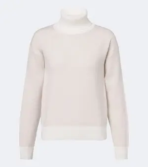 Eleventy Cashmere Turtleneck Sweater - White