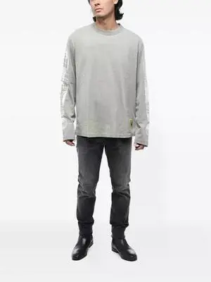 DIESEL® Logo-print Long-sleeve T-shirt