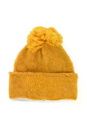 Dsquared2 Pom-pom Beanie - Yellow
