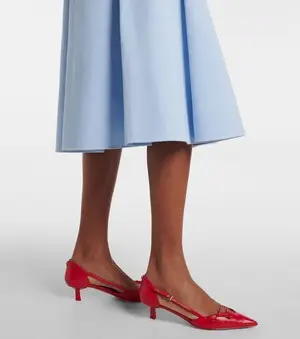 EMILIA WICKSTEAD Jody Bouclé Tweed Midi Dress - Blue