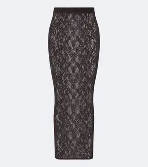 Wolford Infiinite Sheer Lace Maxi Skirt - Brown