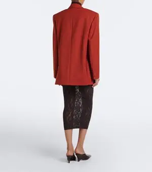 Wolford Infinite Sheer Lace Midi Skirt