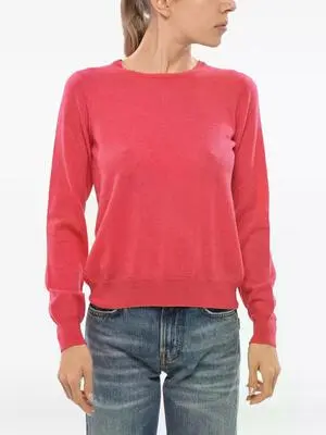 Malo Crew-neck Long-sleeve Sweater - Pink
