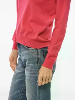 Malo Crew Neck Long Sleeve Sweater - Pink