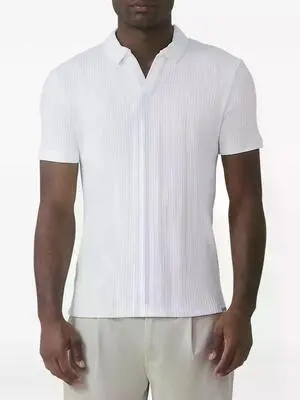 MAUVAIS Ribbed-knit T-shirt - White
