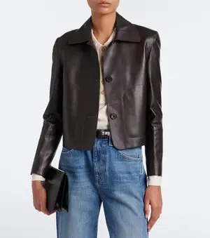 ARMA Coffee Bean Leather Jacket