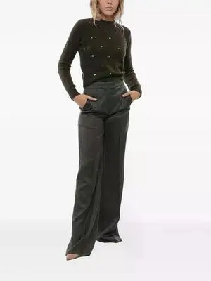 SA SU PHI Tailored Trousers With Concealed Front Fastening