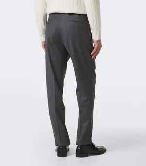 LARDINI Wool And Cashmere Slim Pants