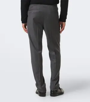 LARDINI Wool And Cashmere Slim Pants