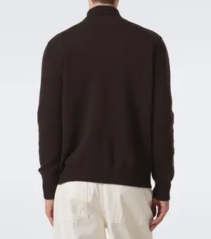 ALLUDE Wool And Cashmere Cardigan - Brown