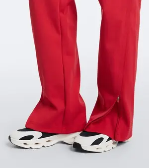 Adidas By Stella McCartney Recycled Polyester Jersey Sweatpants - Red